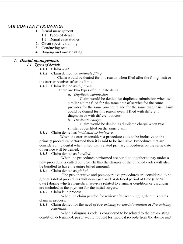 Medical Billing Questions A-Z | PDF