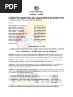 Municipal Resolution Sample | PDF | Philippines | Local Government