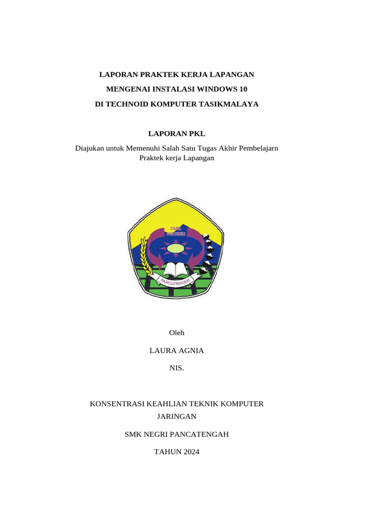 Laporan Praktek Kerja Lapangan | PDF