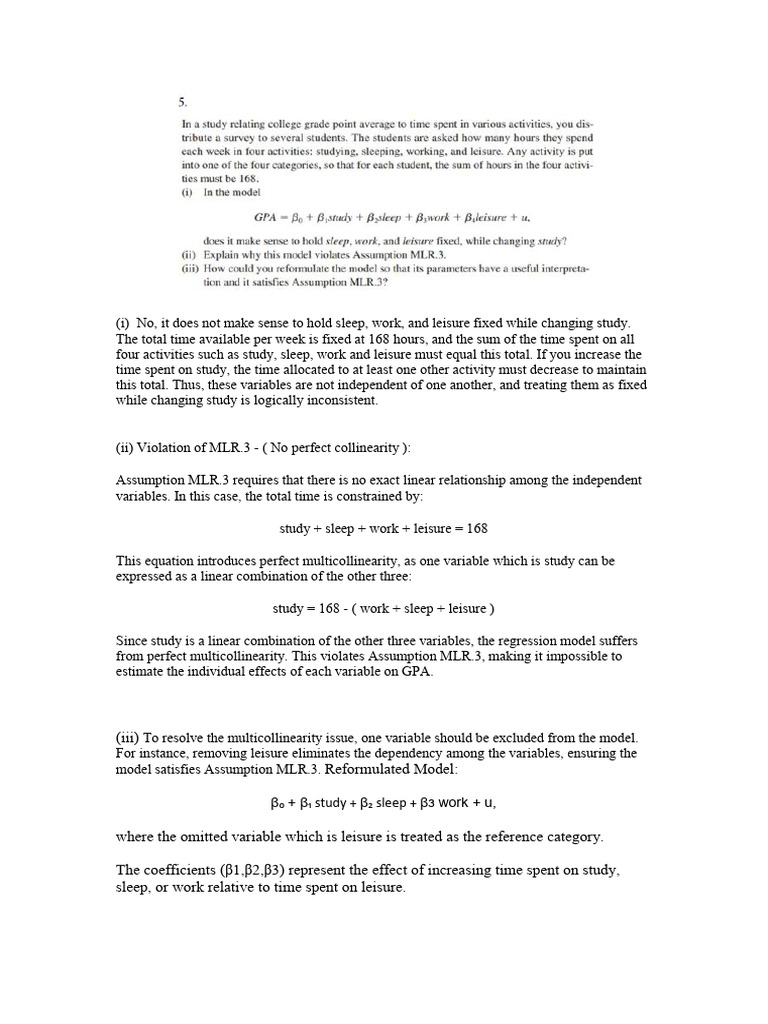 Answer No 5 Tutorial 3 | PDF