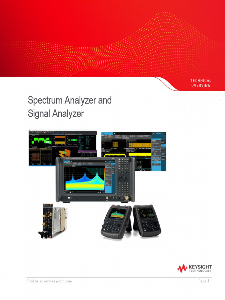 Spectrum Analyzer and Signal Analyzer | PDF | Radio Spectrum | Hertz