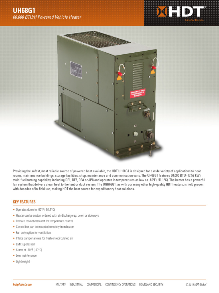 HDT UH68GI Space Heater 08 (1) | PDF