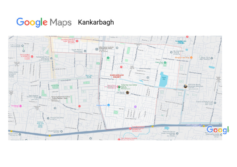 Kankarbagh - Google Maps | PDF