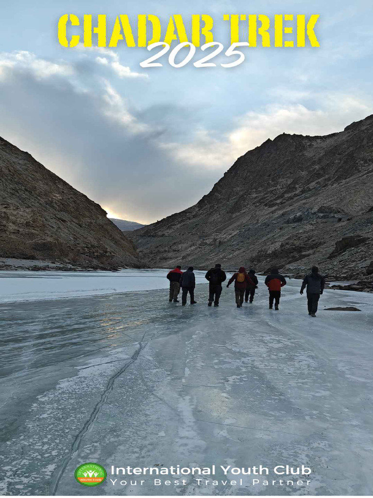 Chadar Trek 2025 Itinerary PSTBJF | PDF