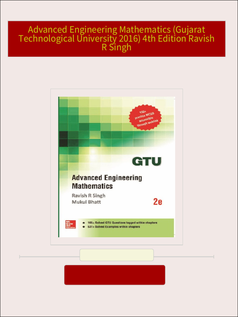 Advanced Engineering Mathematics (Gujarat Technological University 2016 ... Advanced Engineering Mathematics (Gujarat Technological University 2016 ...