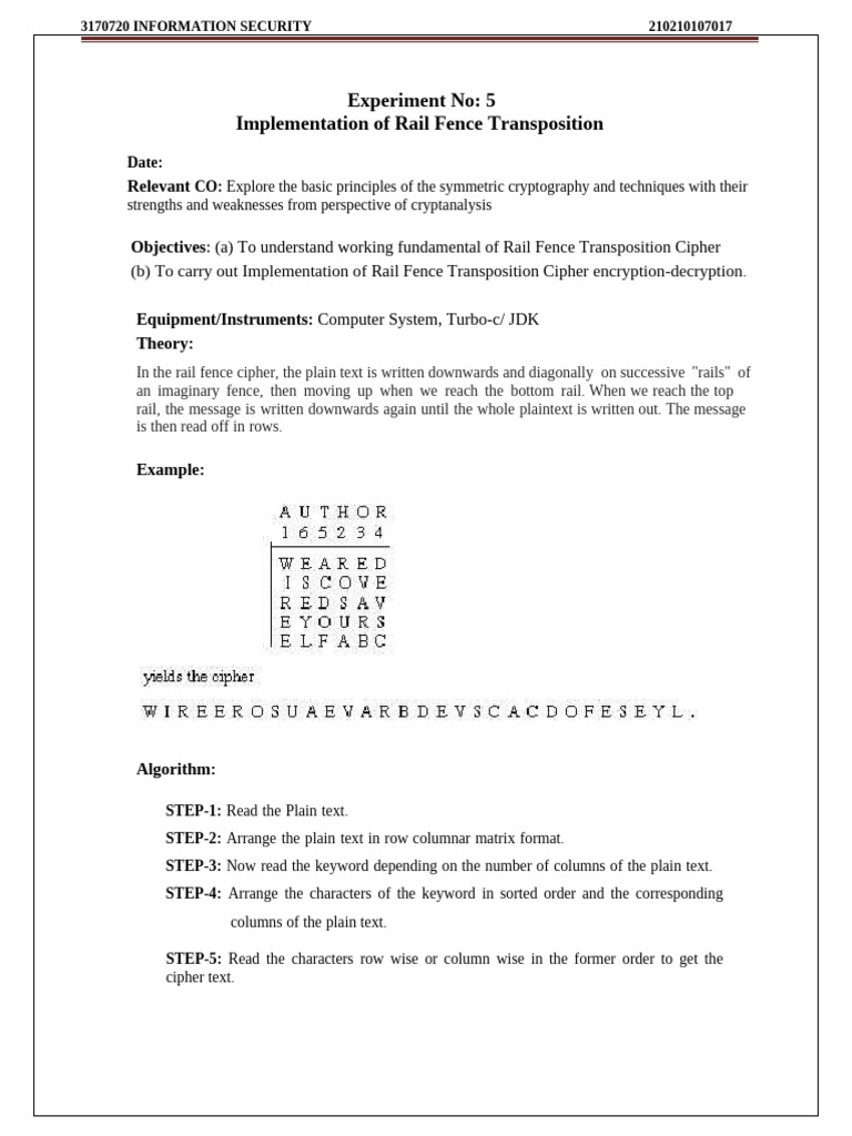 5._ISDV_Exp[1] | PDF | Encryption | Cipher