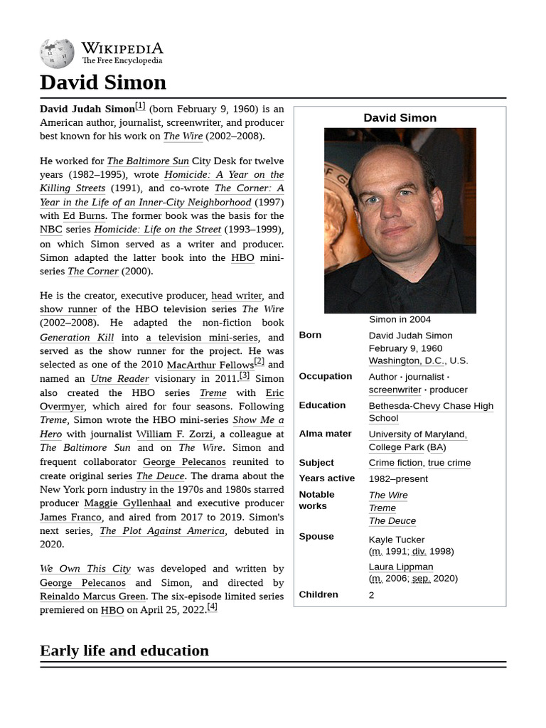 David_Simon | PDF