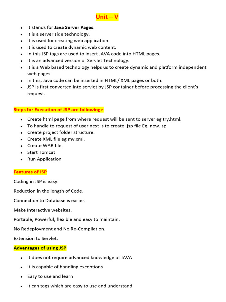 WT_UNIT_V | PDF | Java (Programming Language) | Systems Architecture