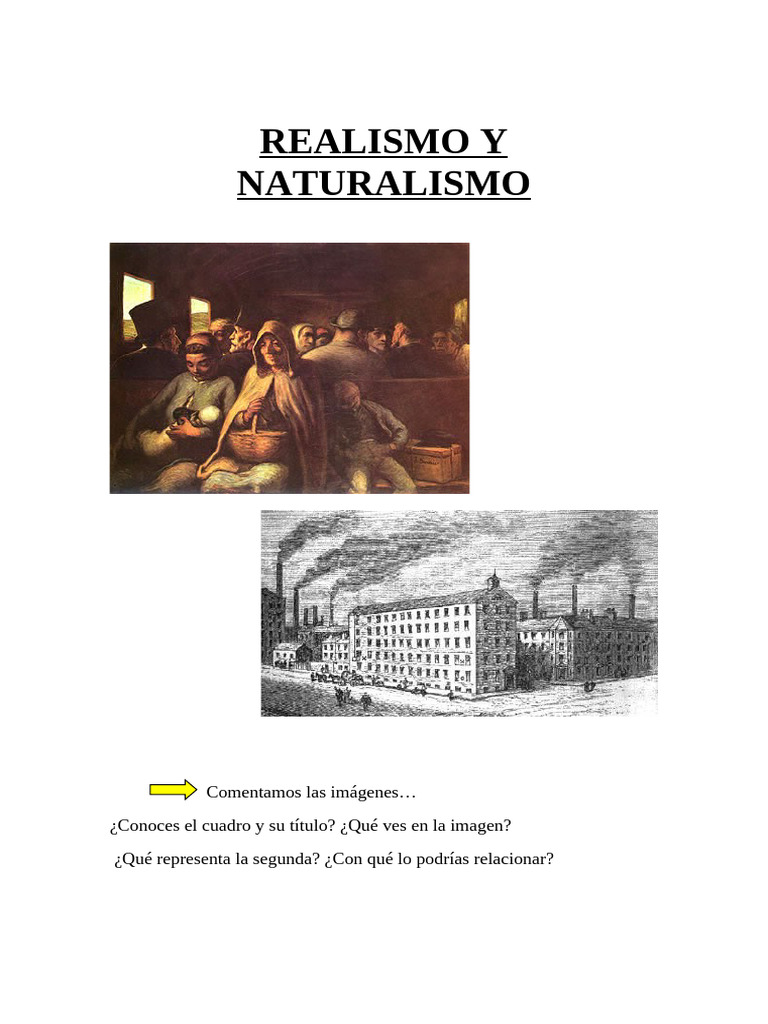 Novela Realista y Naturalista | PDF | Realismo literario