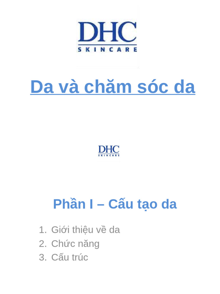 DA & CSD CỦA DHC | PDF