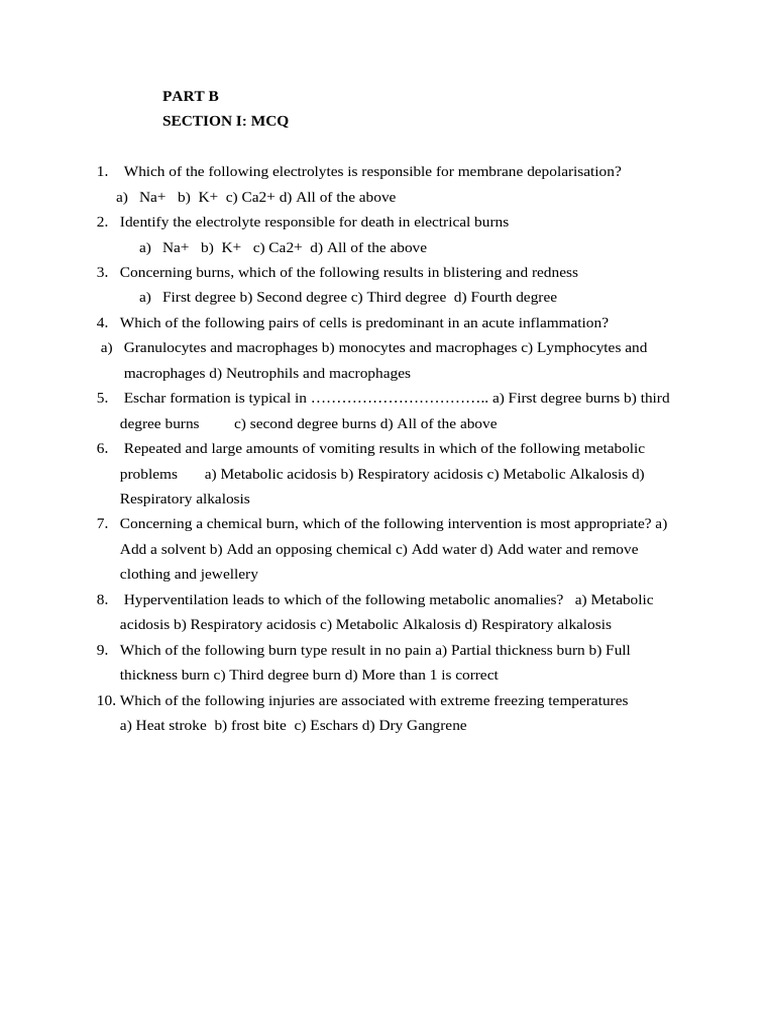 surgery exam | PDF
