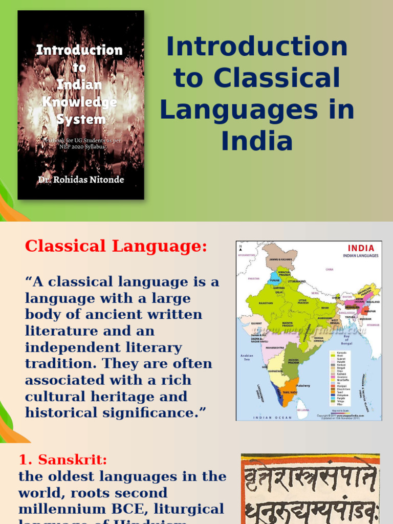 Introduction To Classical Languages | PDF | Hindu Texts | Indian Religions