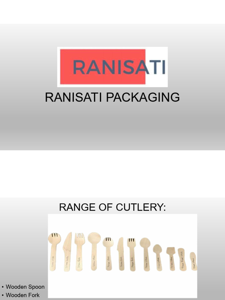Cutlery Kit - Brochure | PDF