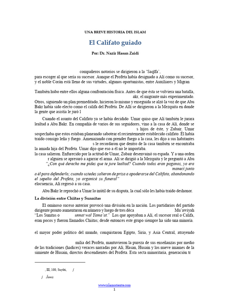 Historia de la Bandera del Califato Omeya | PDF | Ali | Umar