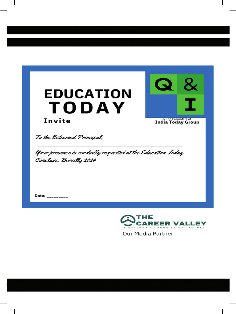 Education Conclave Invite | PDF