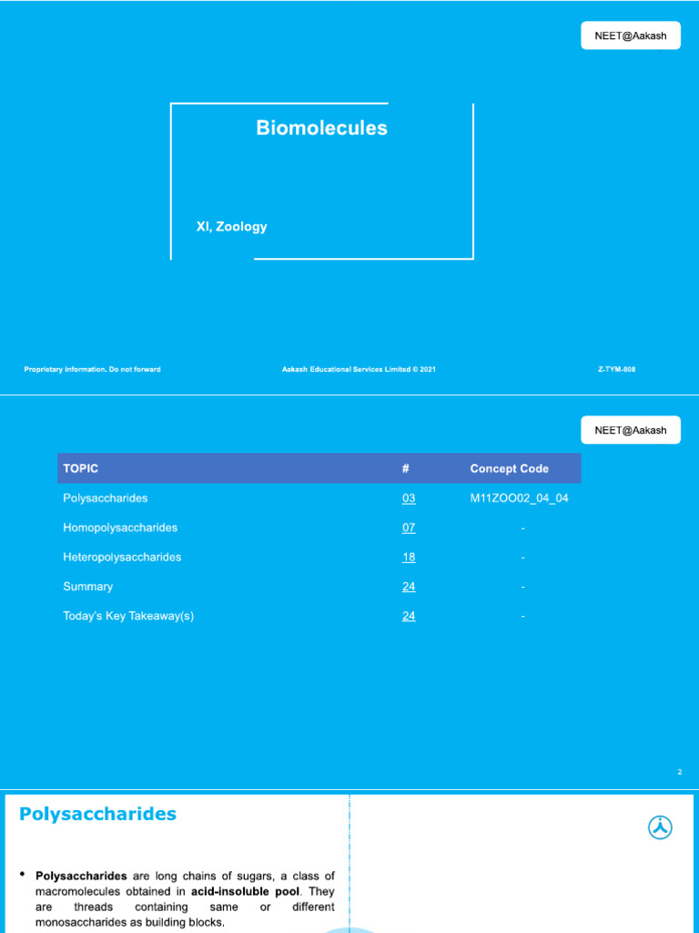Polysaccharides | PDF