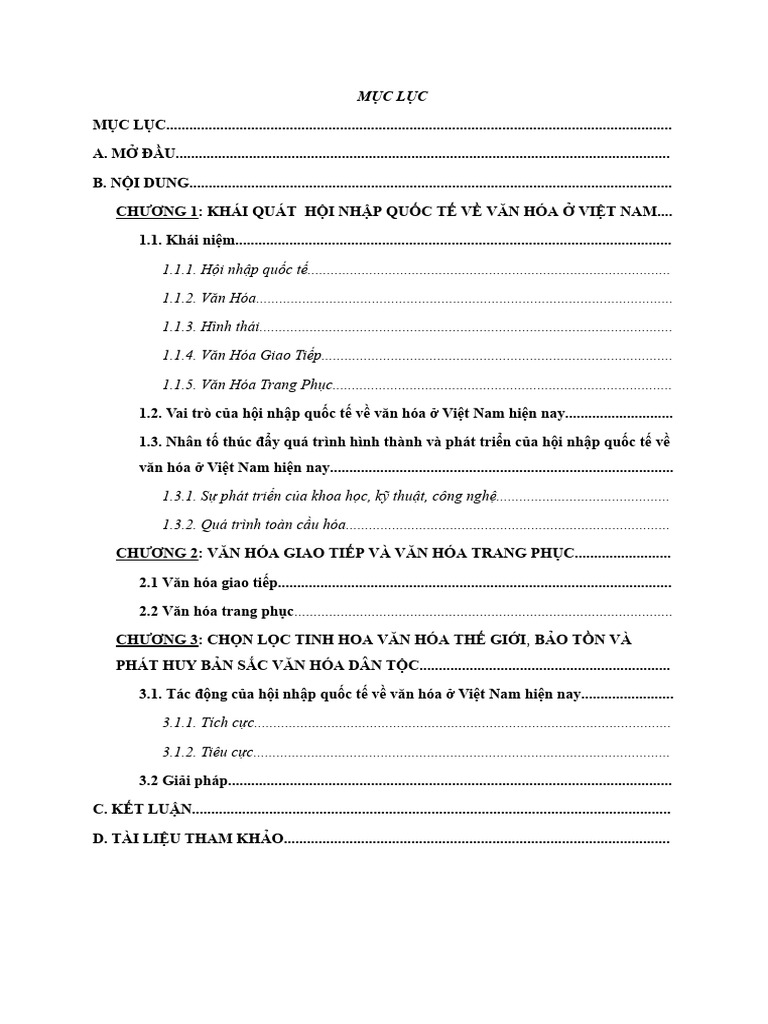 Muc Luc | PDF