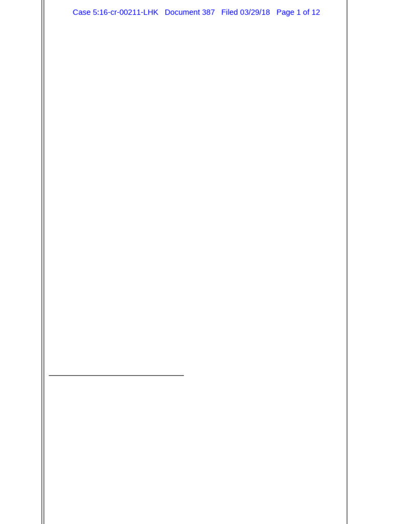 Genesh Reply in Support of Motion For New Trial - Confrontation Clause ...