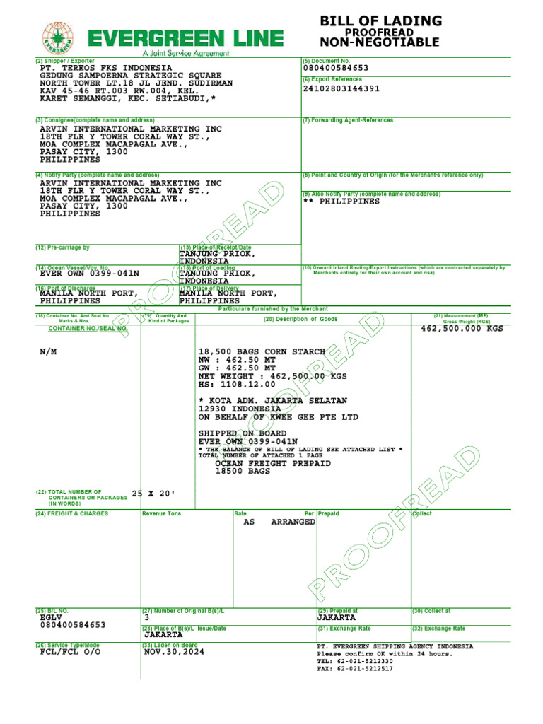 bill | PDF | Freight Transport