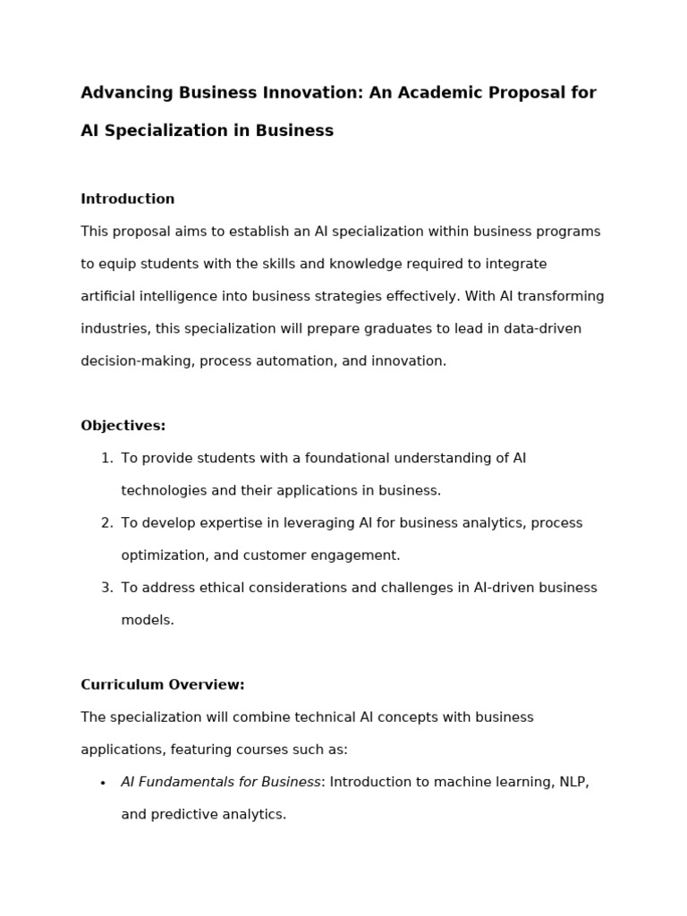 Advancing Business Innovation | PDF