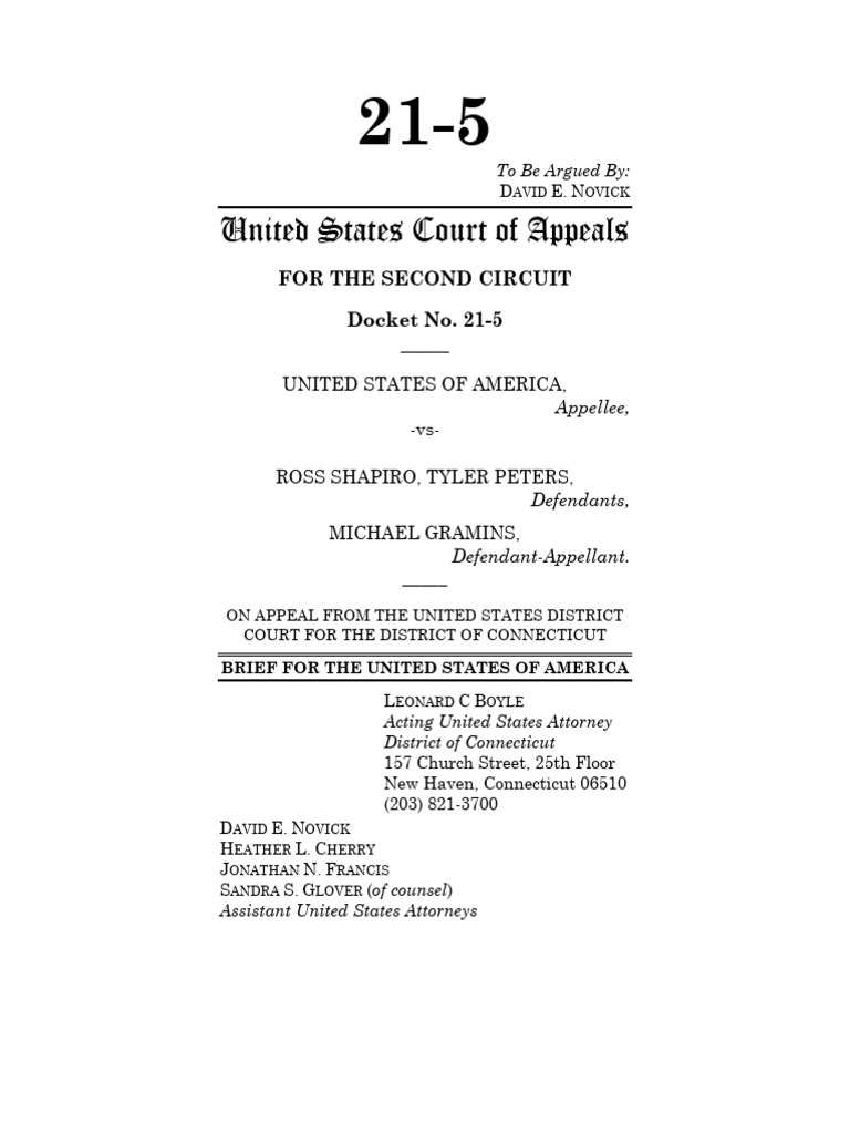 Gramins - Gov. Opposition Brief - Materiality | PDF | Standard Of ...