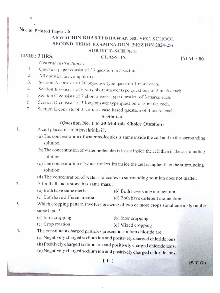 science class 9 | PDF