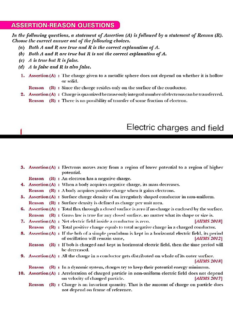 12 physics worksheet 4 | PDF