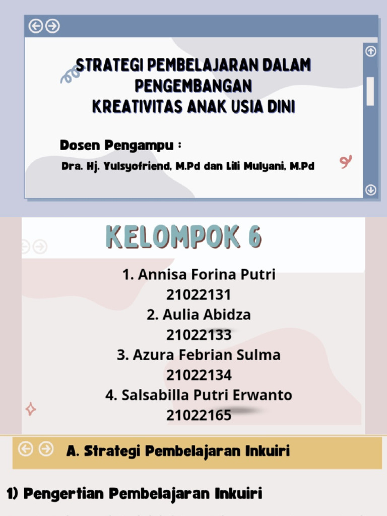 Kreativitas KLMPK 6 | PDF