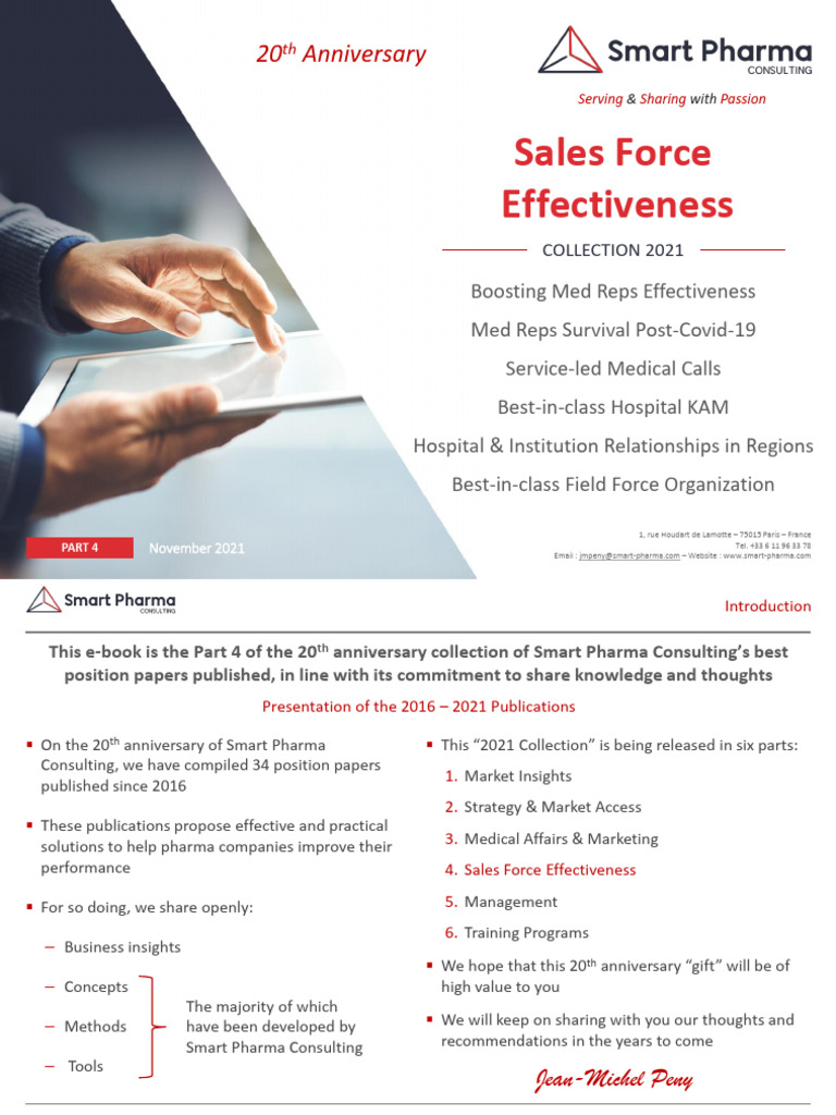 Sales Force Effectiveness Smart Pharma Collection 2021 2 | PDF | Brand | Pharmaceutical Industry