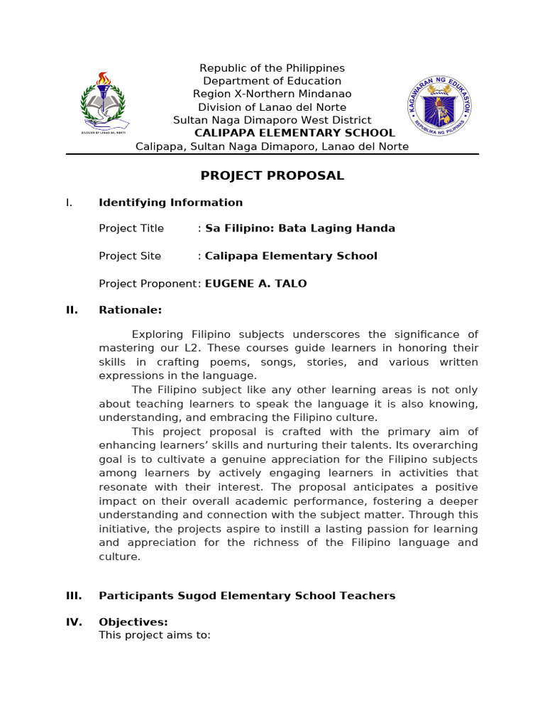 Proposal-Filipino-1 | PDF | Learning | Cognition
