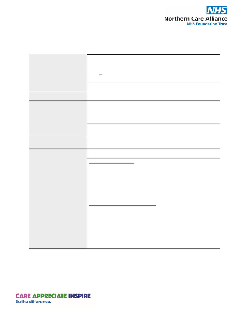 236 SCO SCF SGM 24 - Job Description and Personal Specification | PDF ...