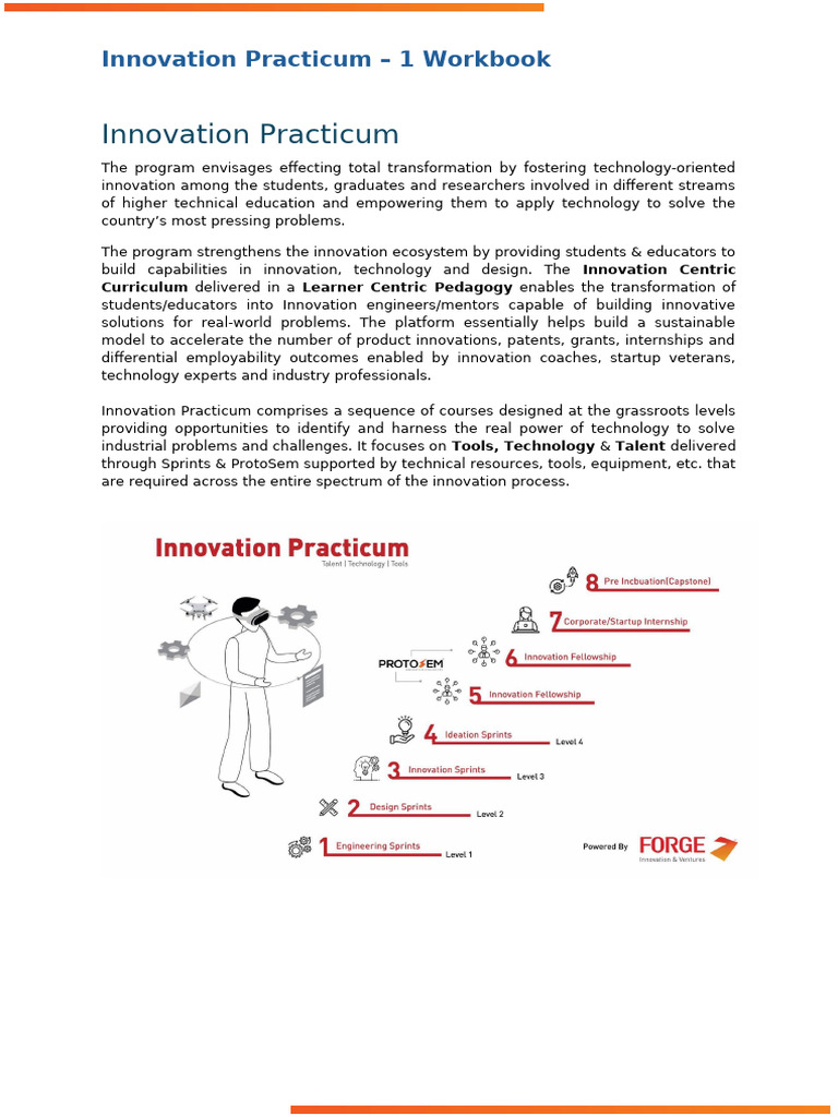 Innovation Practicum-1 Workbook-Students (7) | PDF | Electrical Network | Electrical Engineering