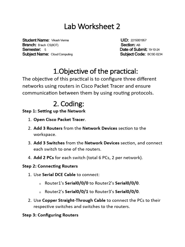 Lab2 Cloud Computing | PDF | Ip Address | Computer Network Lab2 Cloud Computing | PDF | Ip Address | Computer Network
