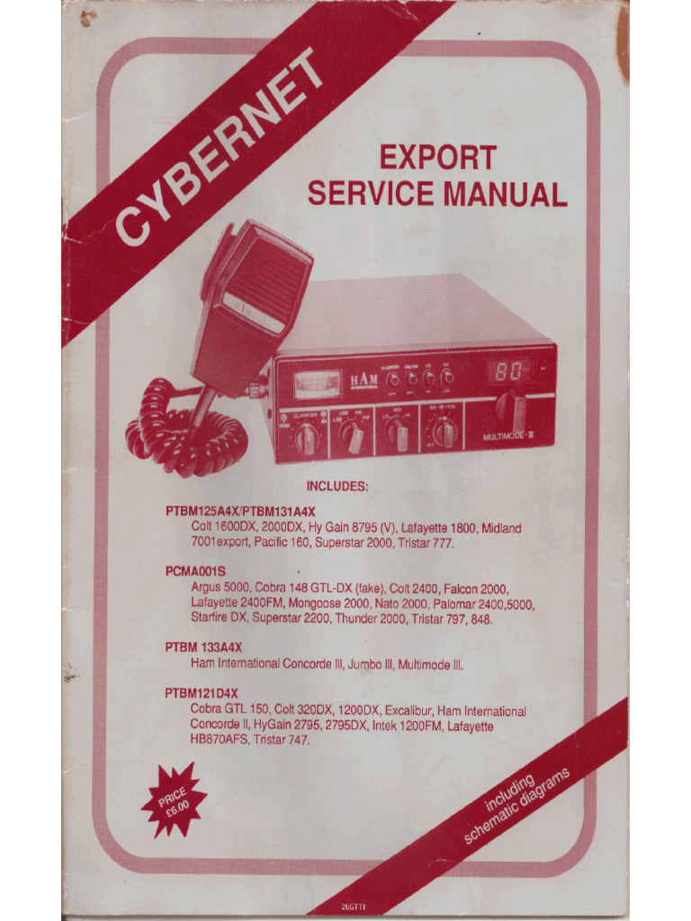 Cybernet Export Service Manual Old Version | PDF
