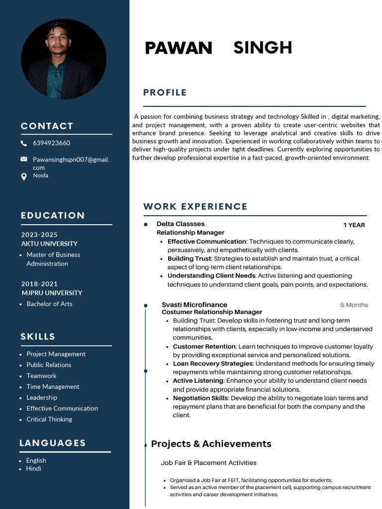 Updated Resume Pawan | PDF | Employee Retention | Business