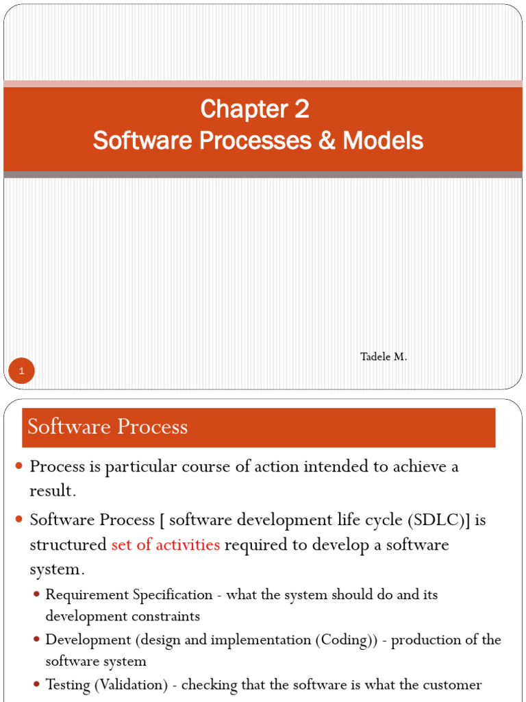 Chapter 2 - Software Process | PDF | Agile Software Development | Software Development Process