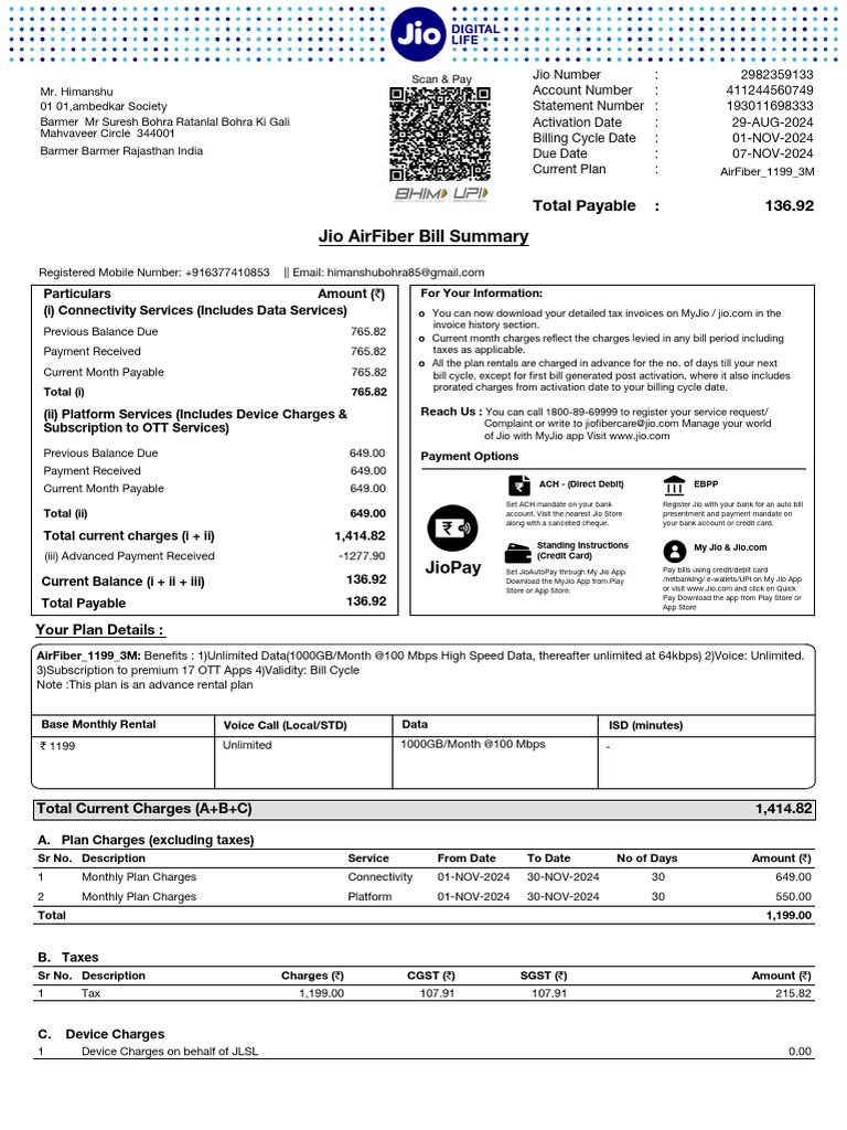 My Bill Undefined 778680592615.pdf1734324658280 778680592615 | PDF ...