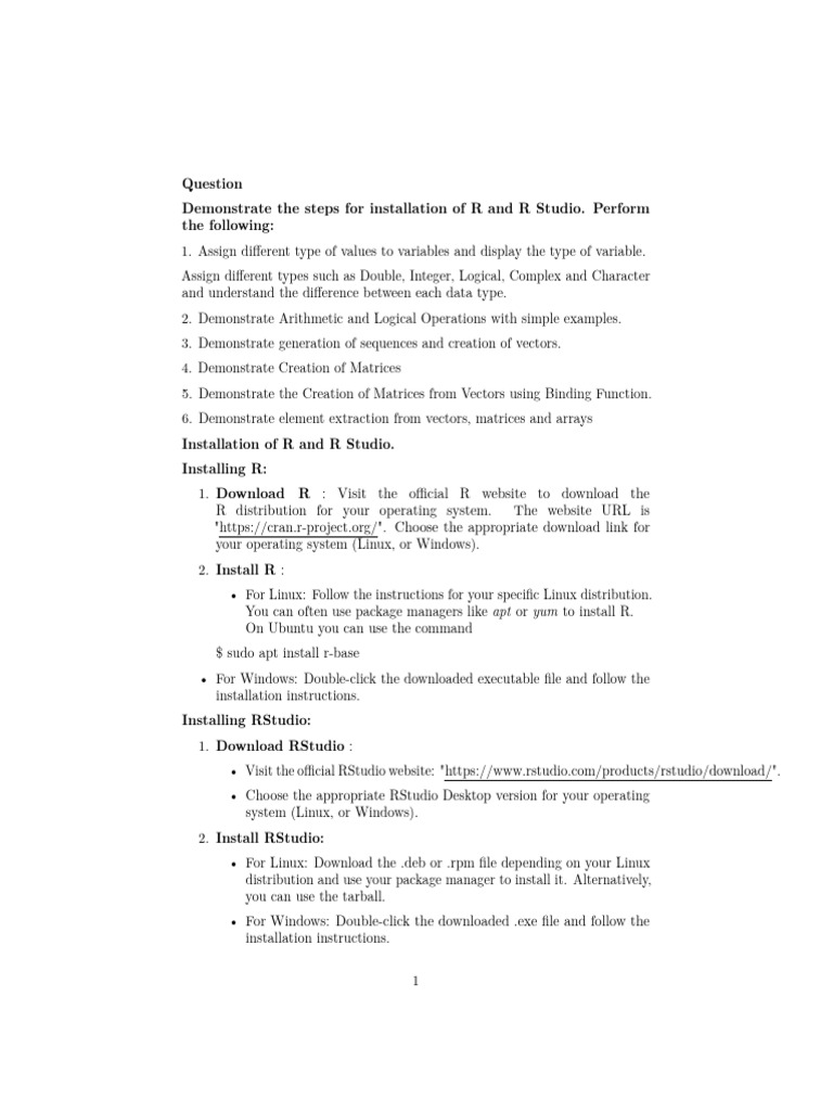 01Soln | PDF | Linux | Matrix (Mathematics)