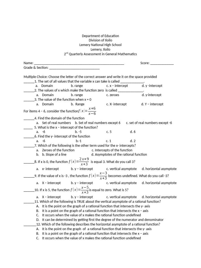 ge.math QA | PDF | Asymptote | Function (Mathematics)