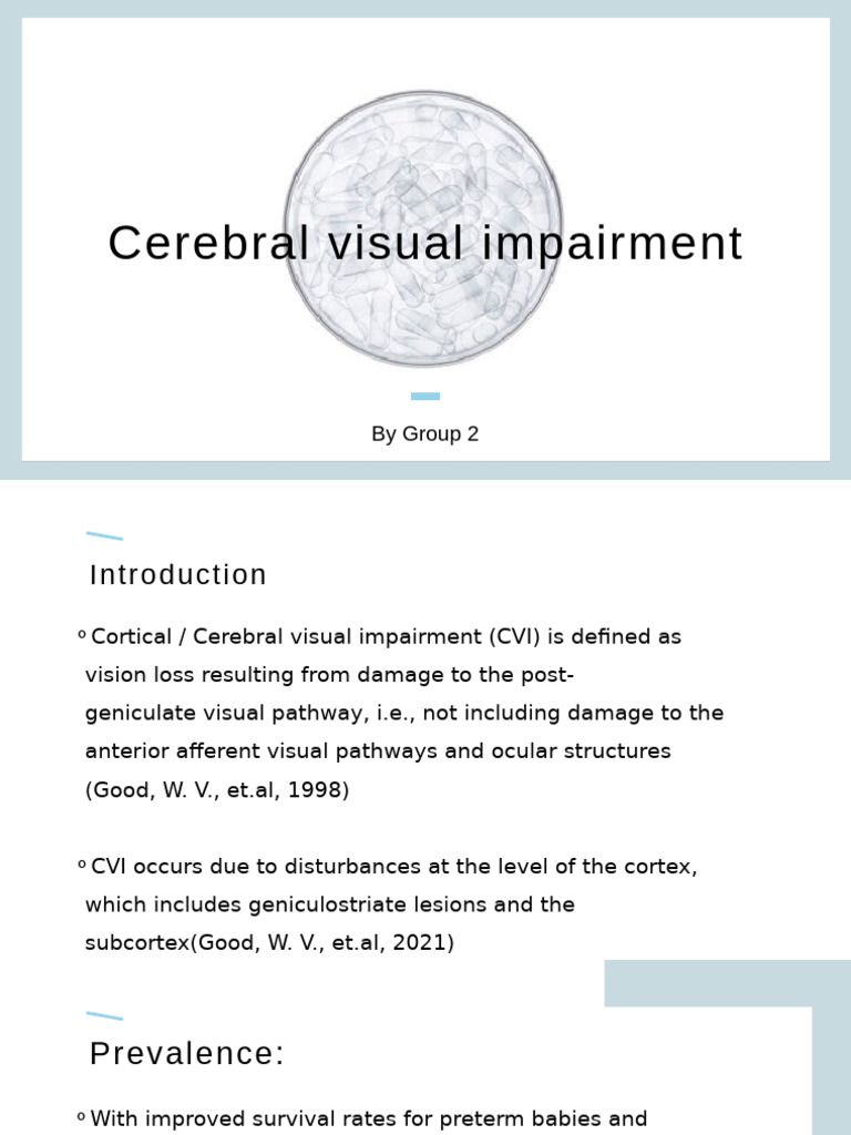 CVI 2 | PDF | Stroke | Visual System