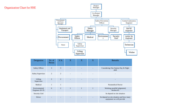 HSE Organization Chart | PDF | Emergency Services | Health Care