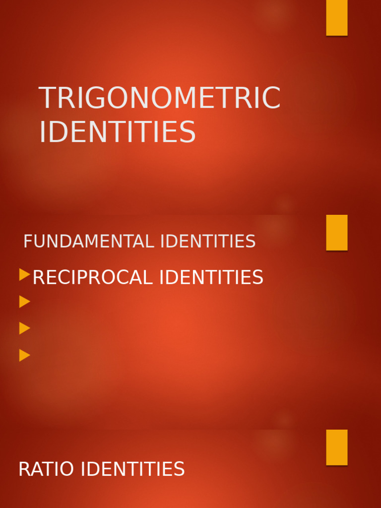 Trigonometric Identities | PDF