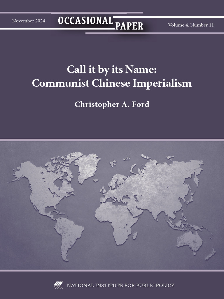 Call It by Its Name - Communist Chinese Imperialism | PDF | China ...