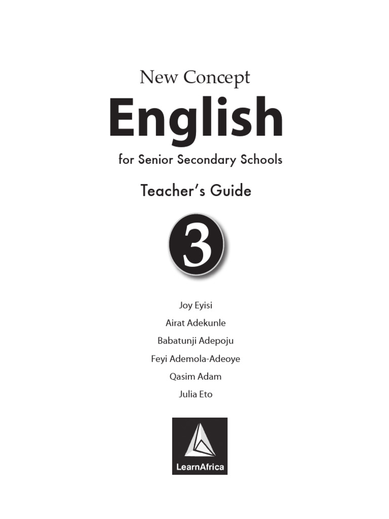 Nce TG Ss3 Final | PDF | Reading Comprehension | Educational Assessment