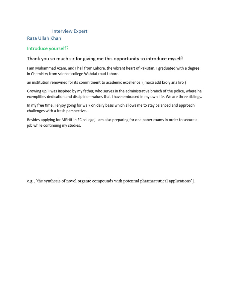 Interview Tips Pdf Coordination Complex Acid