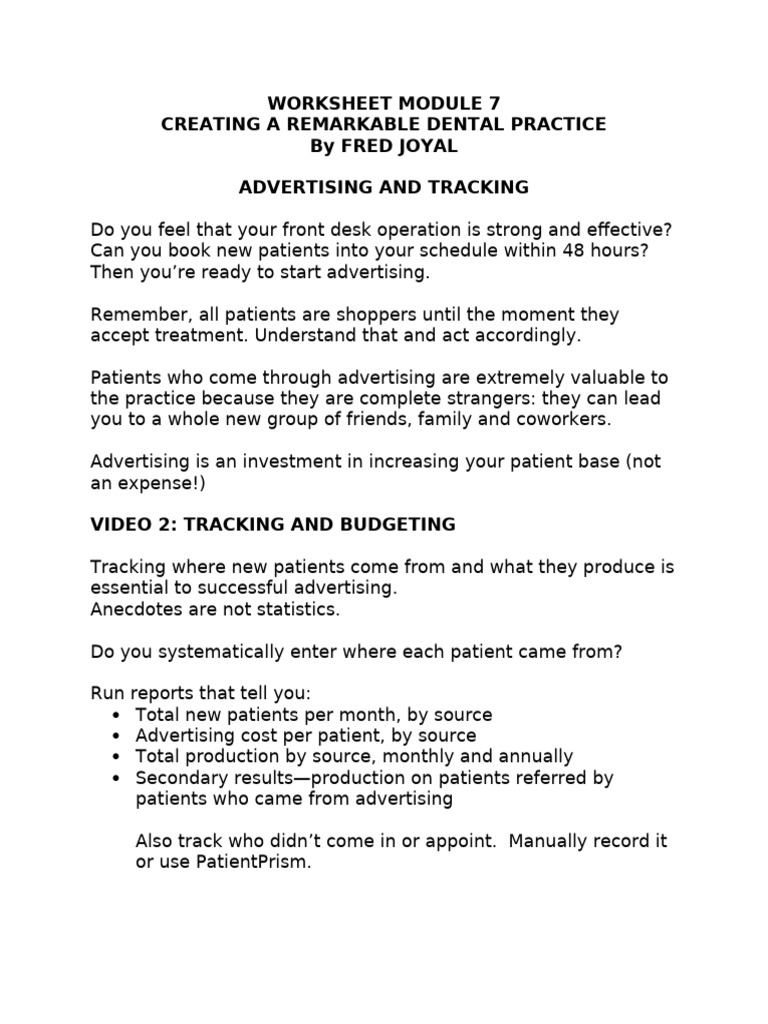 05-Worksheet Module 7 | PDF | Advertising | Facebook