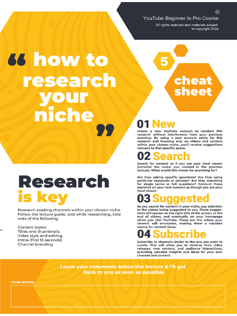 How To Research Your Niche 24 | PDF