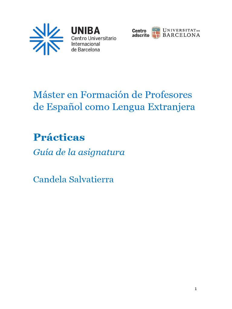 Guiadocente Practicas | PDF | Maestros | Enseñando