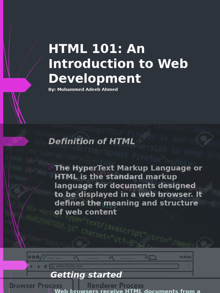 HTML Basics for Web Development | PDF