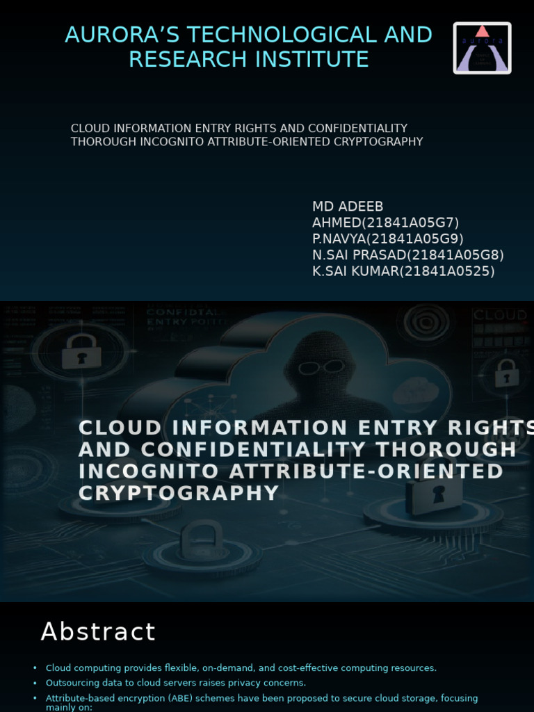 Review 1 | PDF | Cloud Computing | Encryption